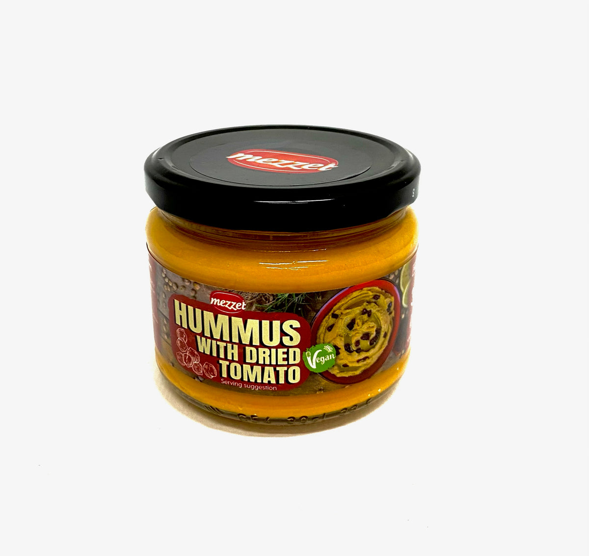 Mezzet Hummus w/ Dried Tomato 300g (12) — Basfoods