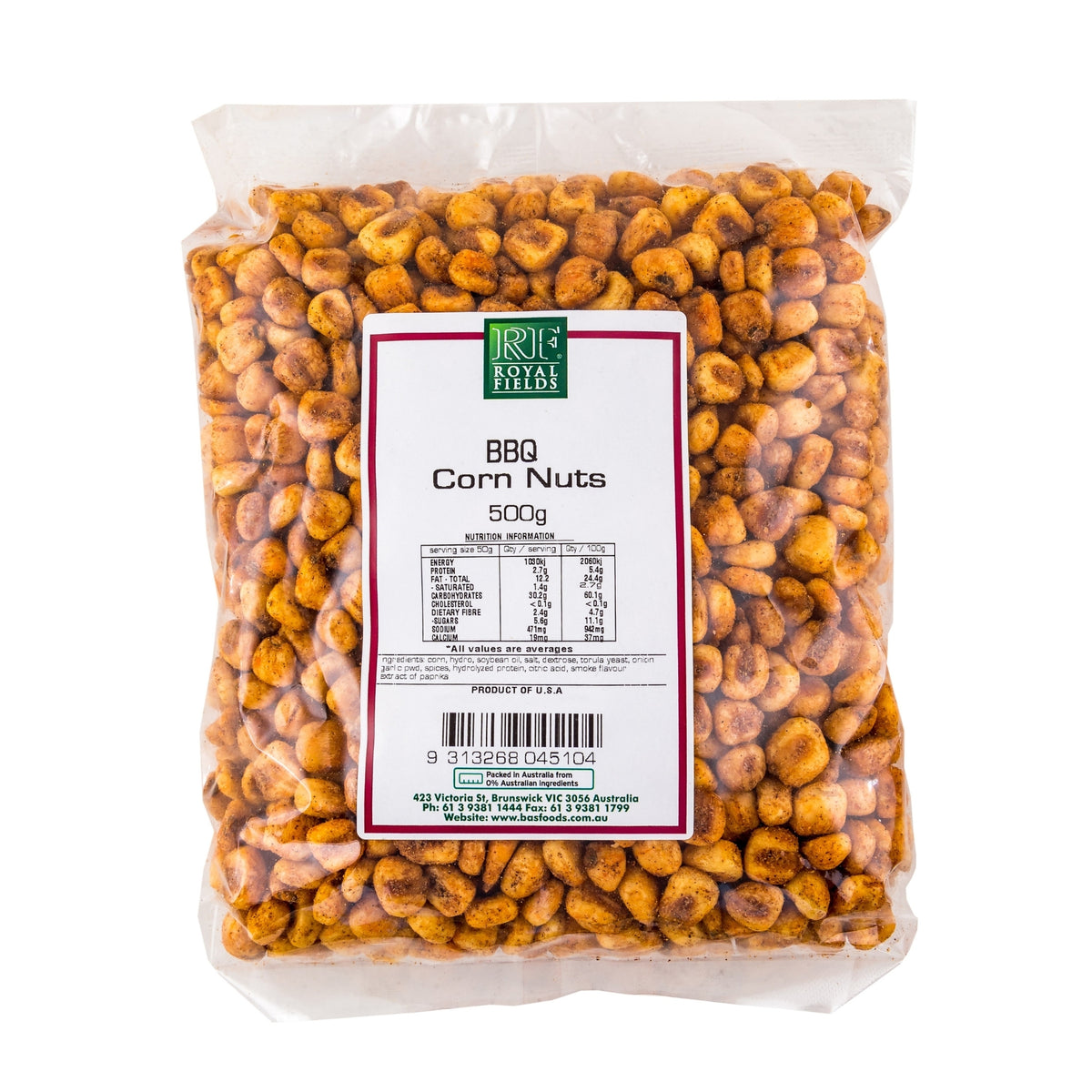 Royal Fields Corn Nuts BBQ 350g — Basfoods