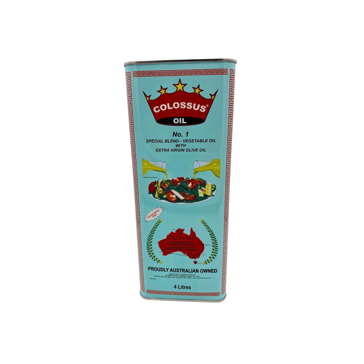 Colossus Veg & Olive Oil 4L — Basfoods