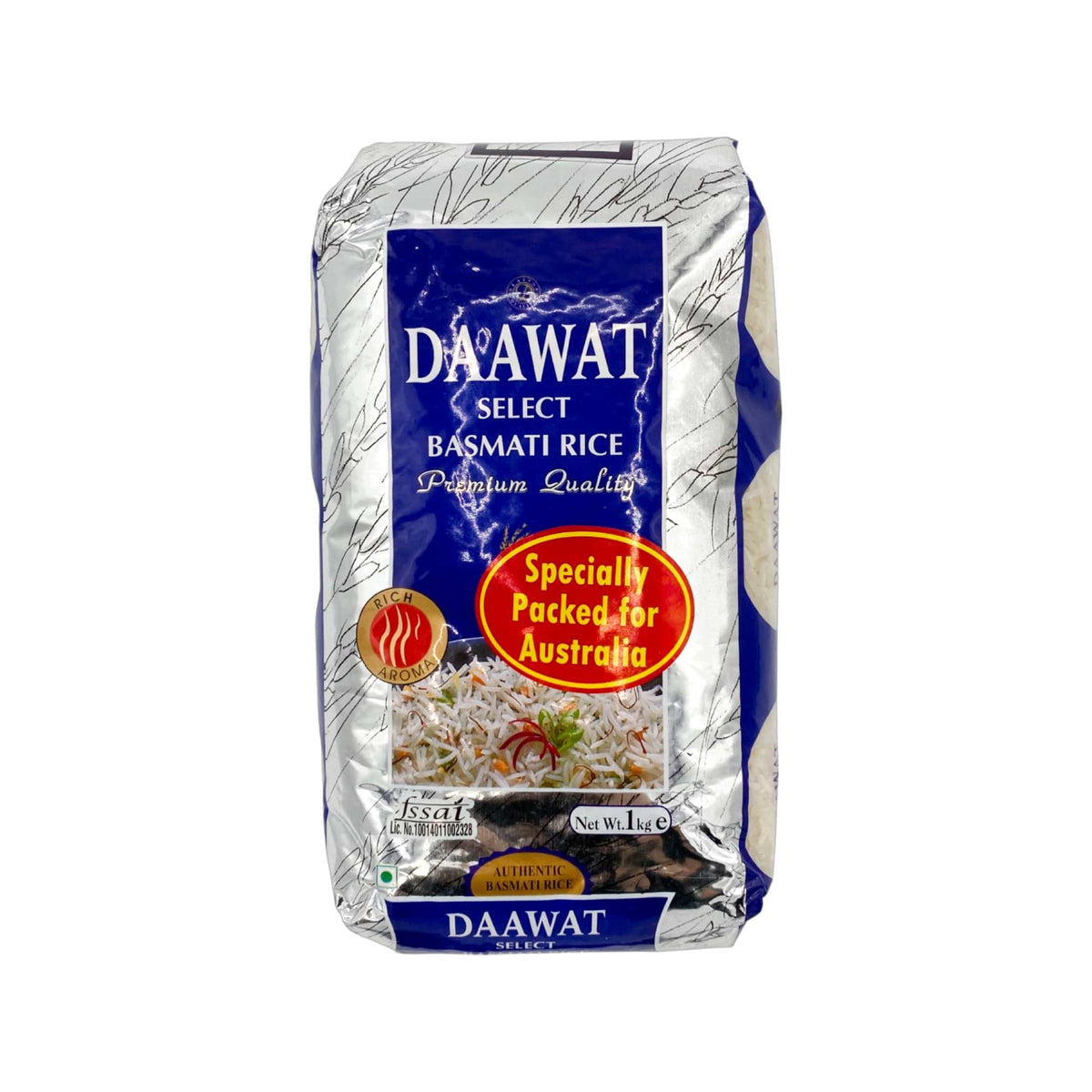 Daawat Select Basmati Rice 1kg — Basfoods