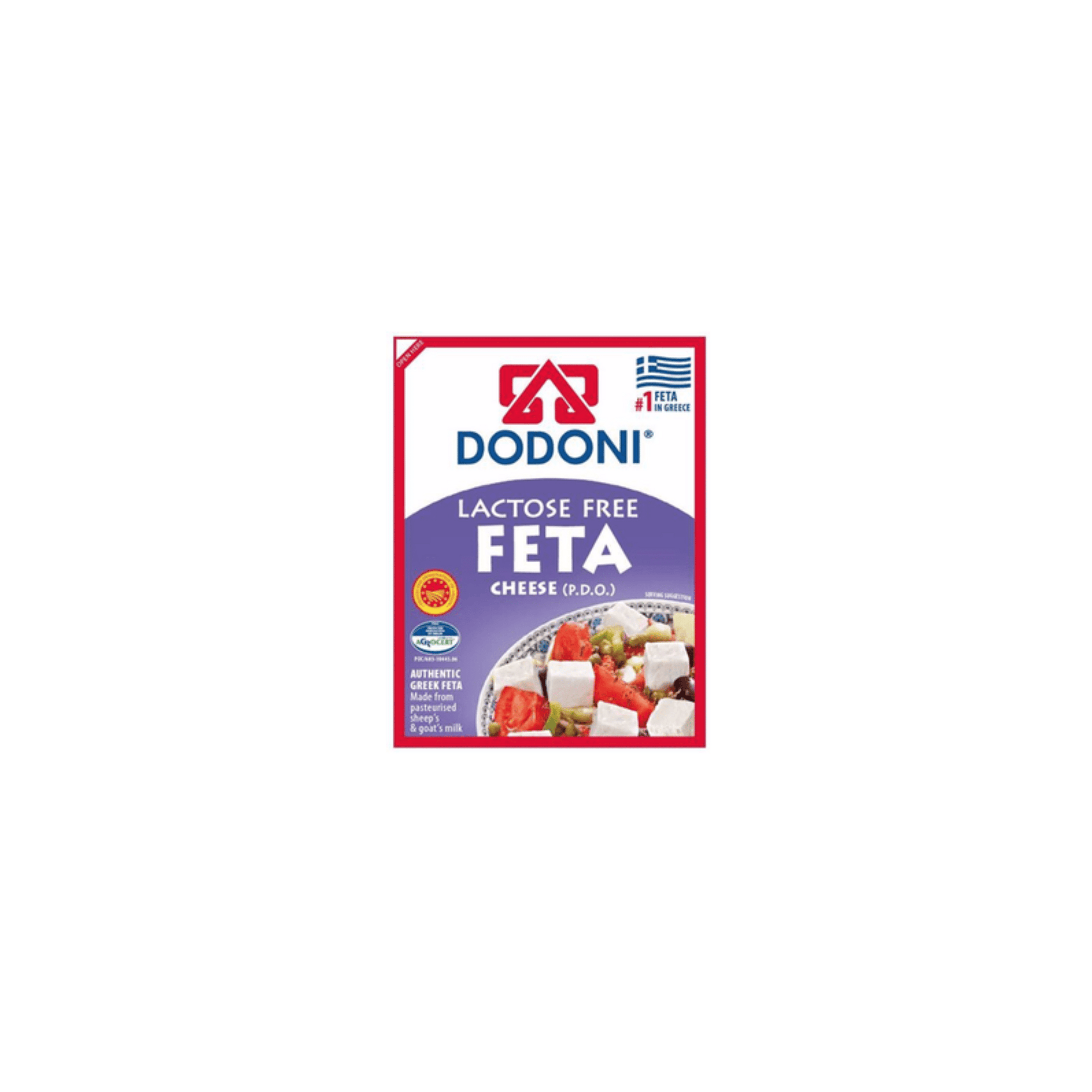 Dodoni Lactose Free Feta 200g — Basfoods