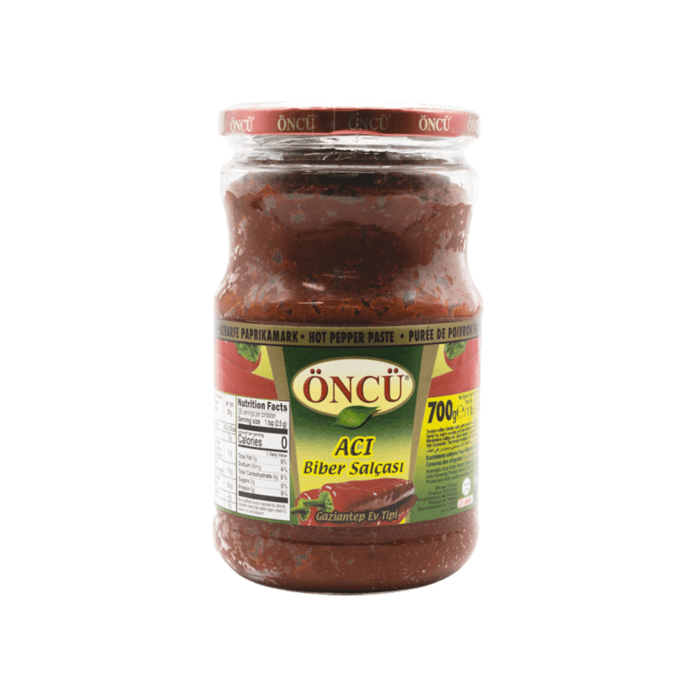 Oncu Pepper Paste Hot 700g — Basfoods