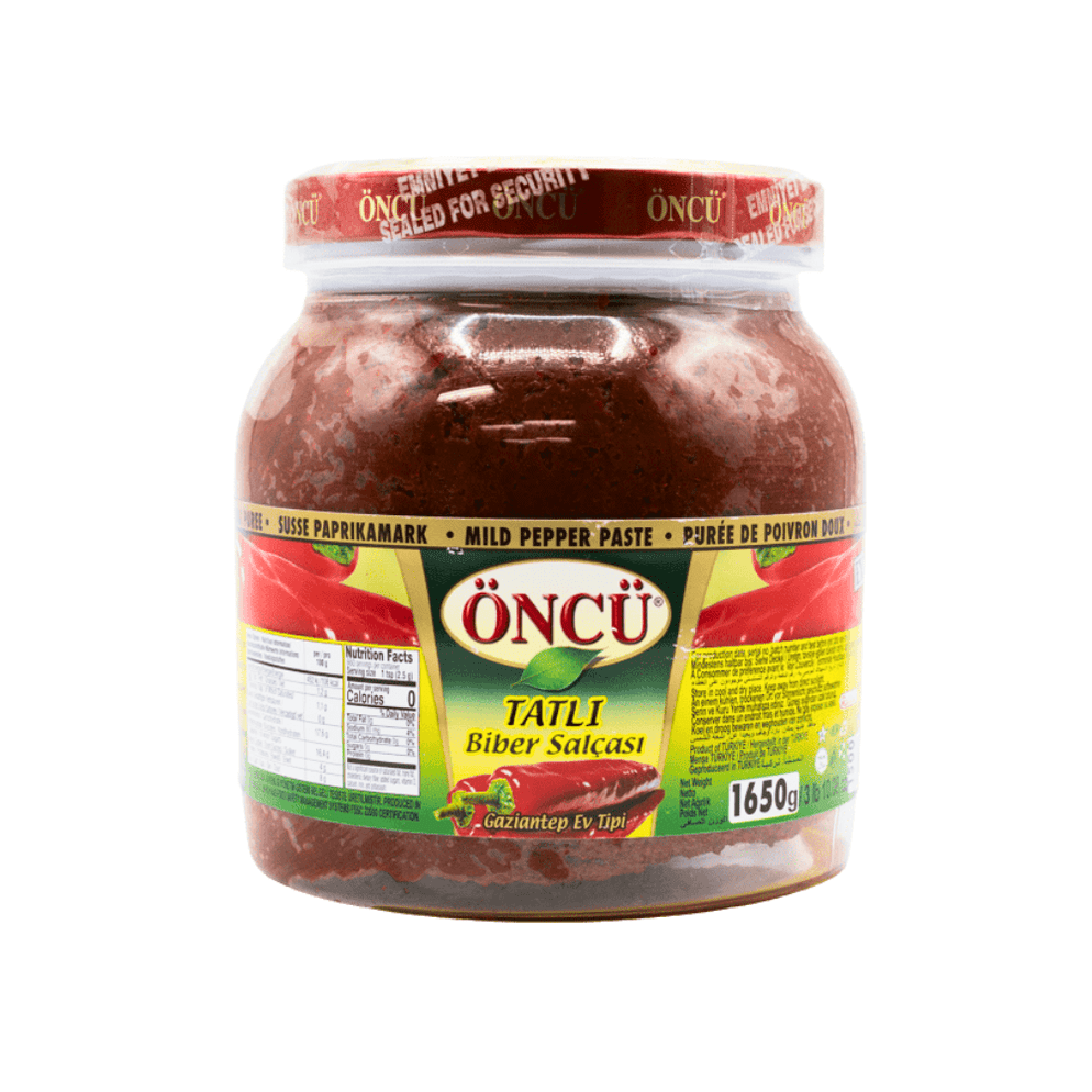 Oncu Pepper Paste Mild 1650g — Basfoods