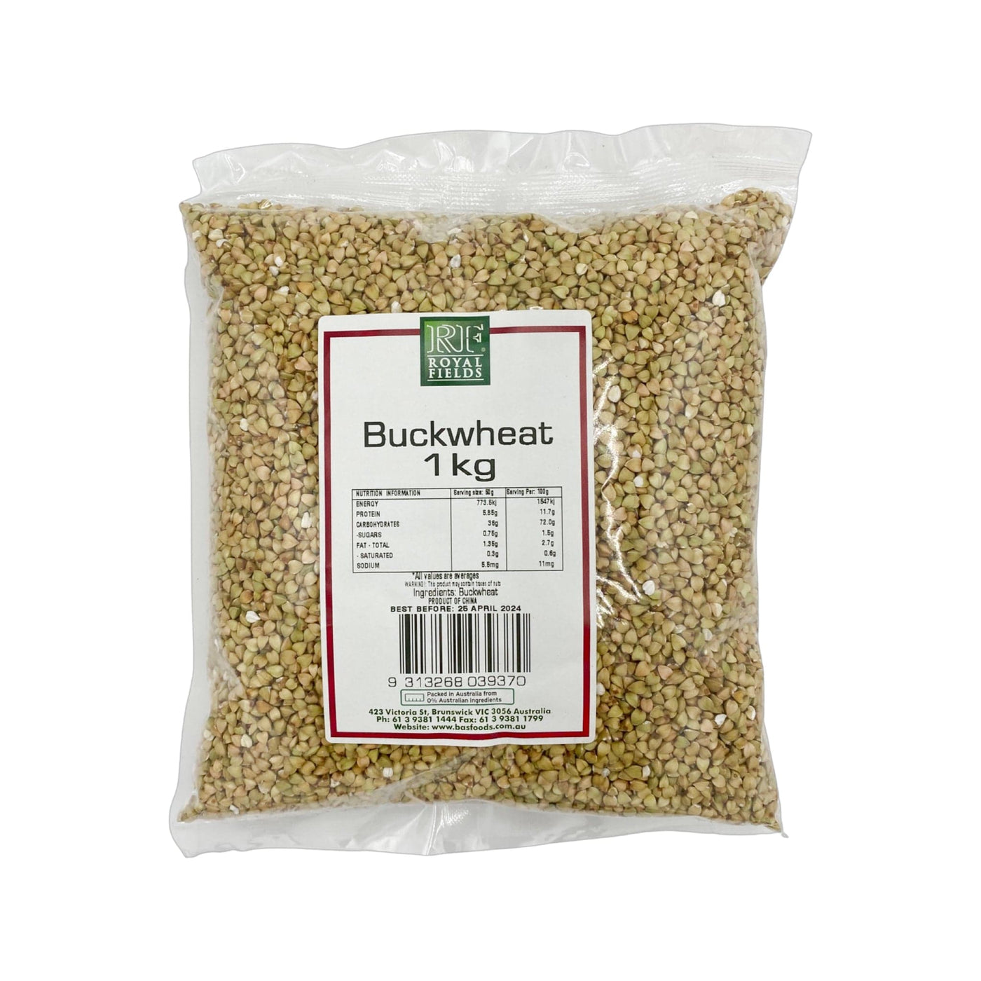 Royal Fields Buckwheat 1kg — Basfoods