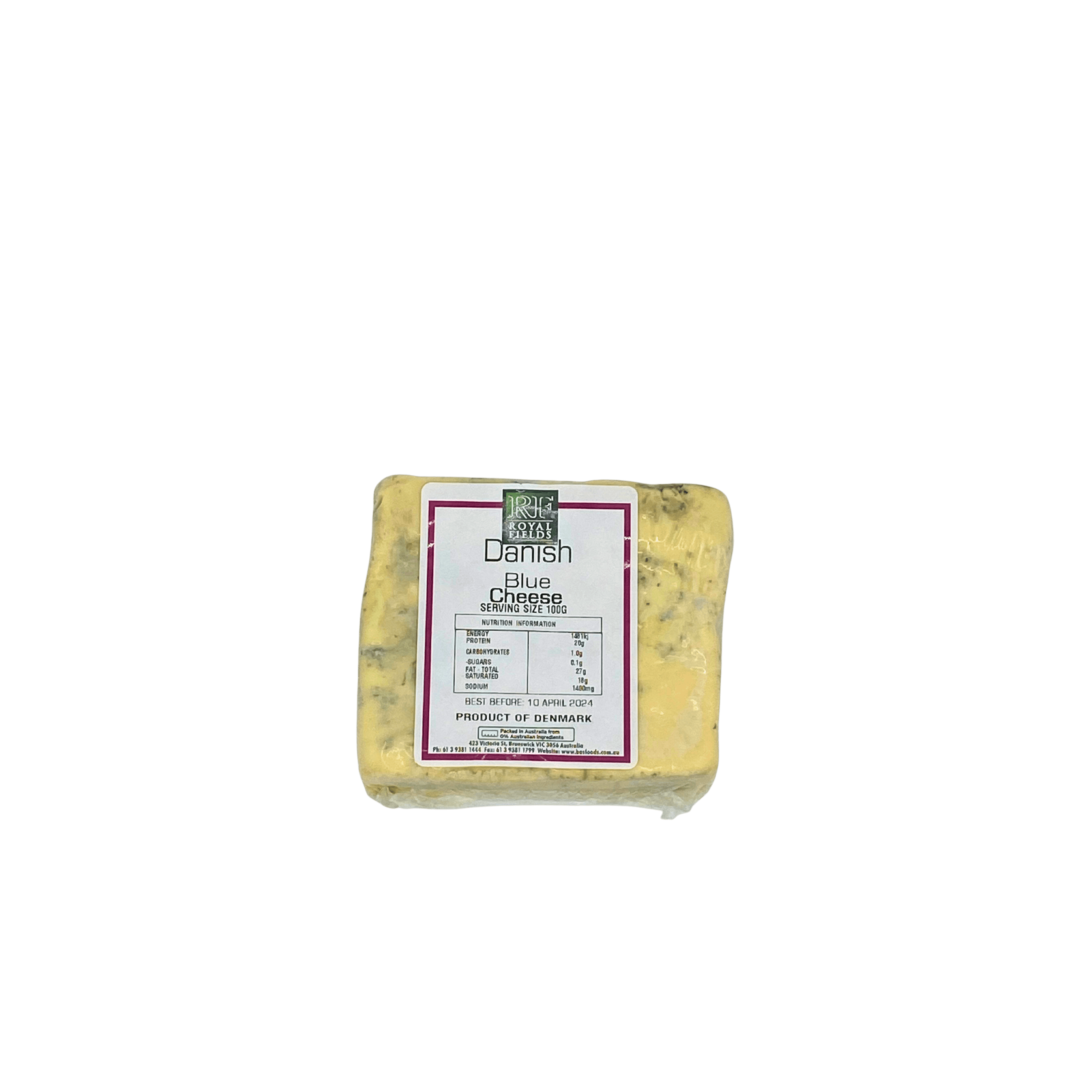 Royal Fields Danish Blue Cheese $20.99 PER KILO — Basfoods