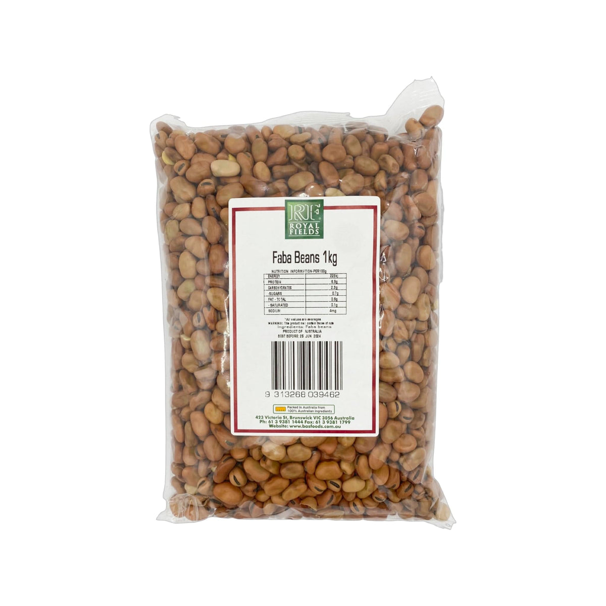 Royal Fields Faba Beans 1kg — Basfoods