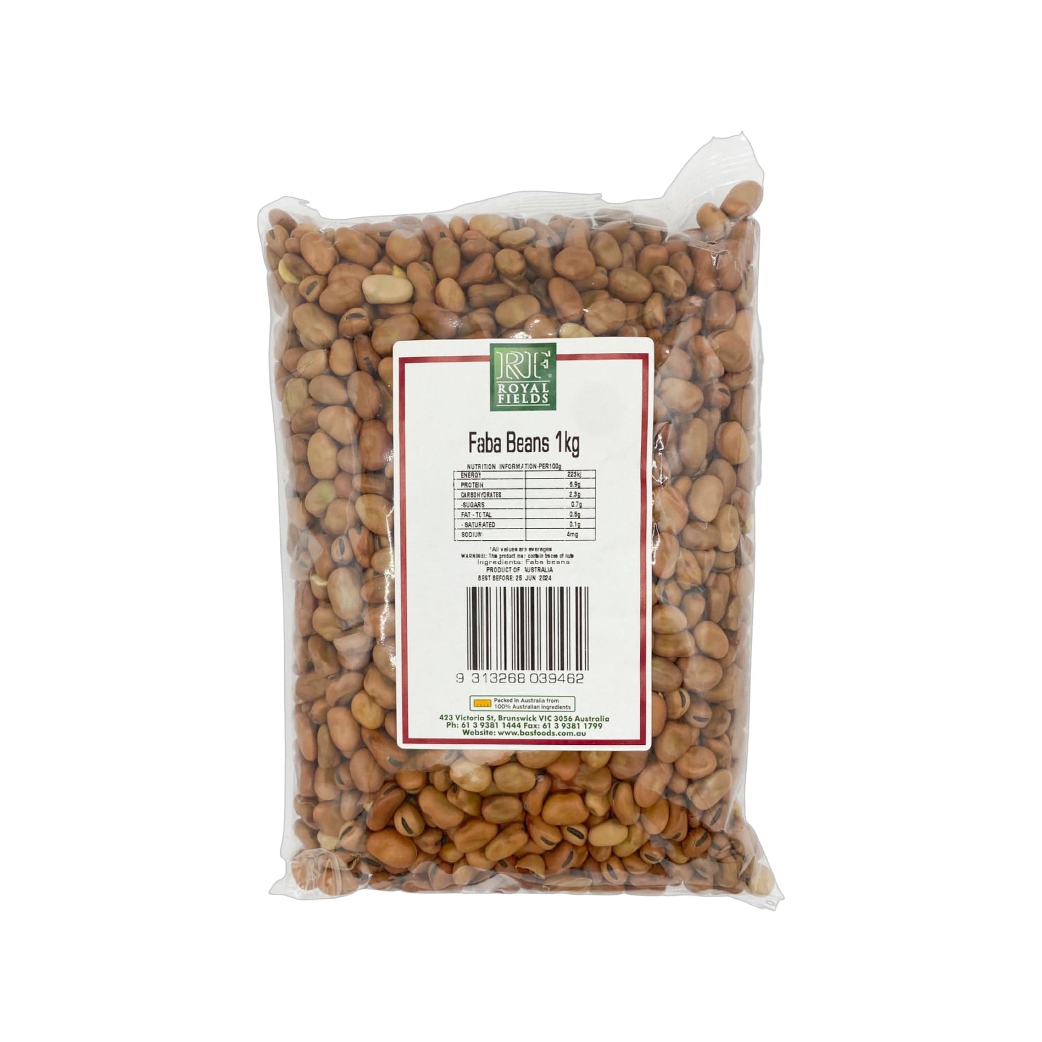 Royal Fields Faba Beans 1kg — Basfoods
