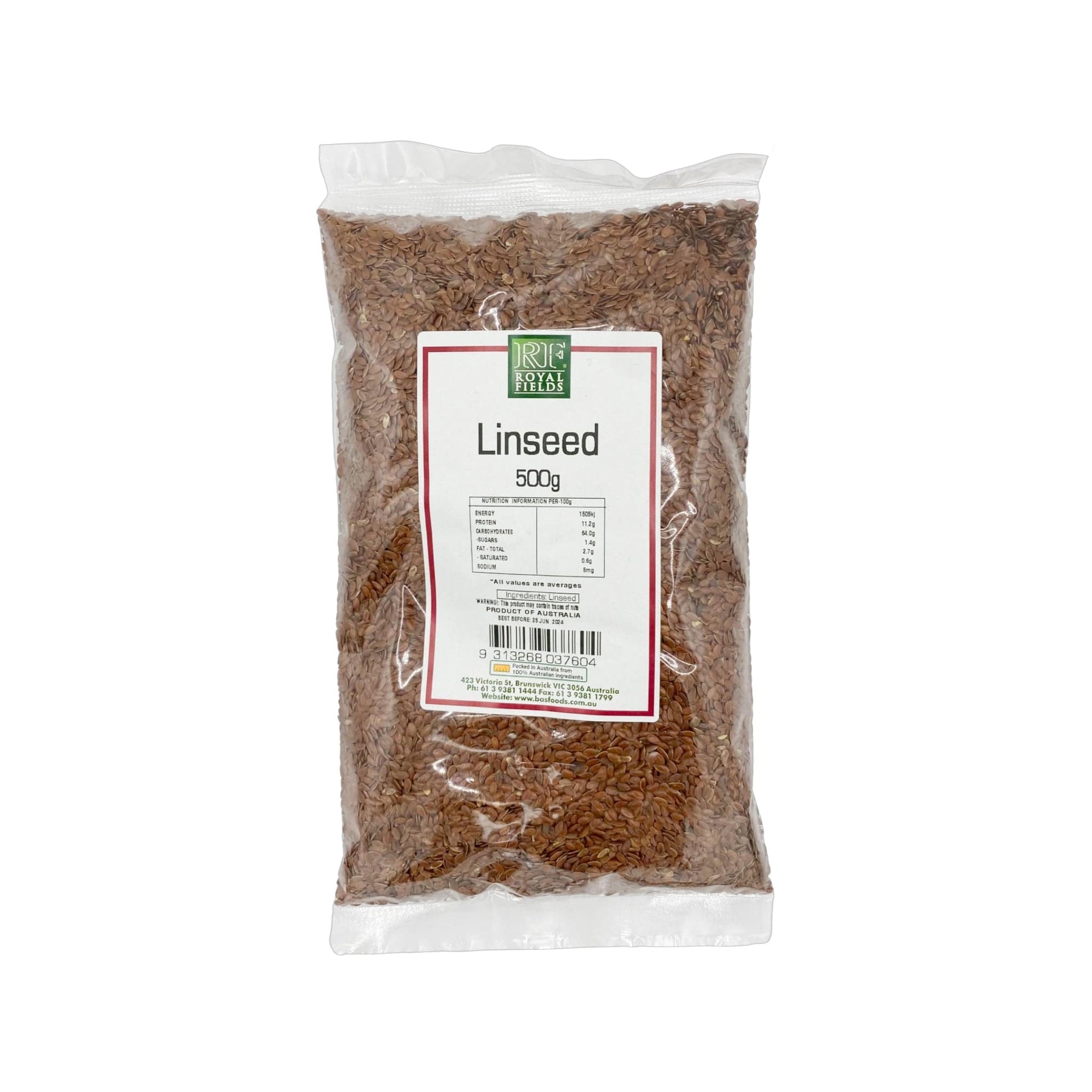 Royal Fields Linseed 500g — Basfoods