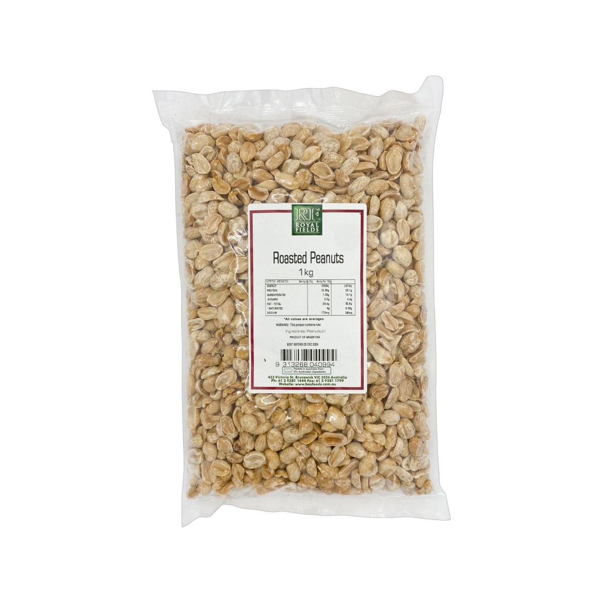 Royal Fields Peanuts Roasted — Basfoods