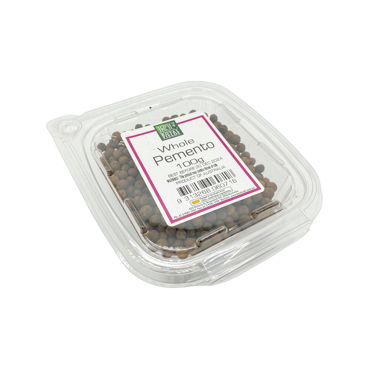 Royal Fields Pemento Whole 100g — Basfoods